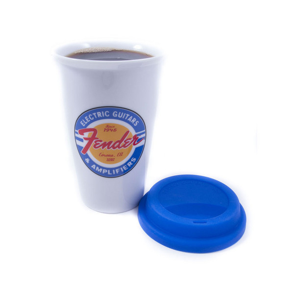 Fender Ceramic Cup 11 oz., White at Gear4music