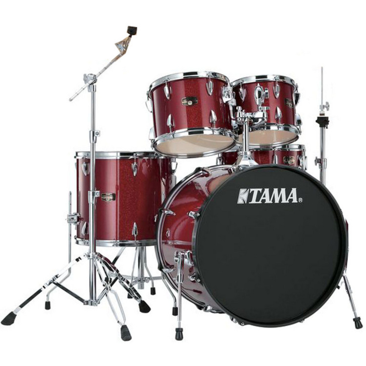 DISC Tama Imperialstar IP52KH4 22'' Rock Drum Kit, Candy Apple Mist ...