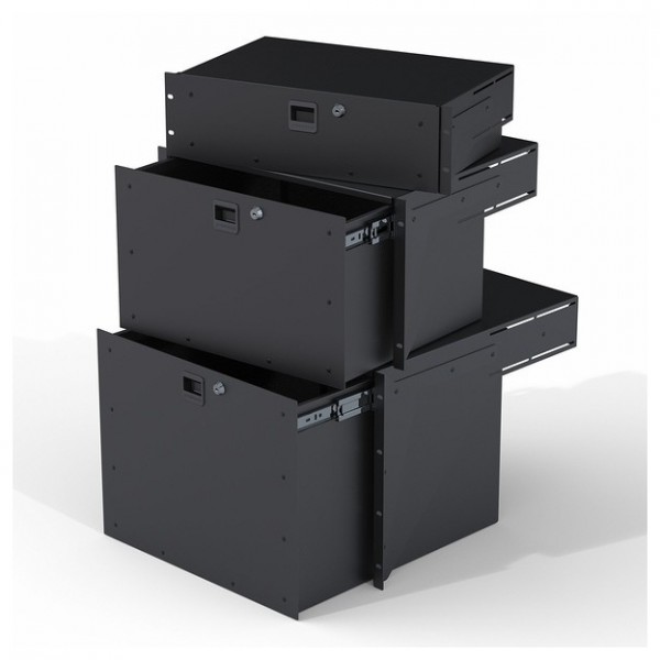 Penn Elcom R2293-3UK Heavy Duty Rack Drawer, 14" Deep, 3U, Black at ...