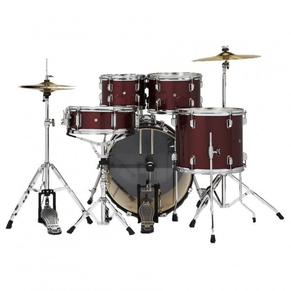 PDP Center Stage 5pc Complete Kit, Ruby Red Sparkle at Gear4music