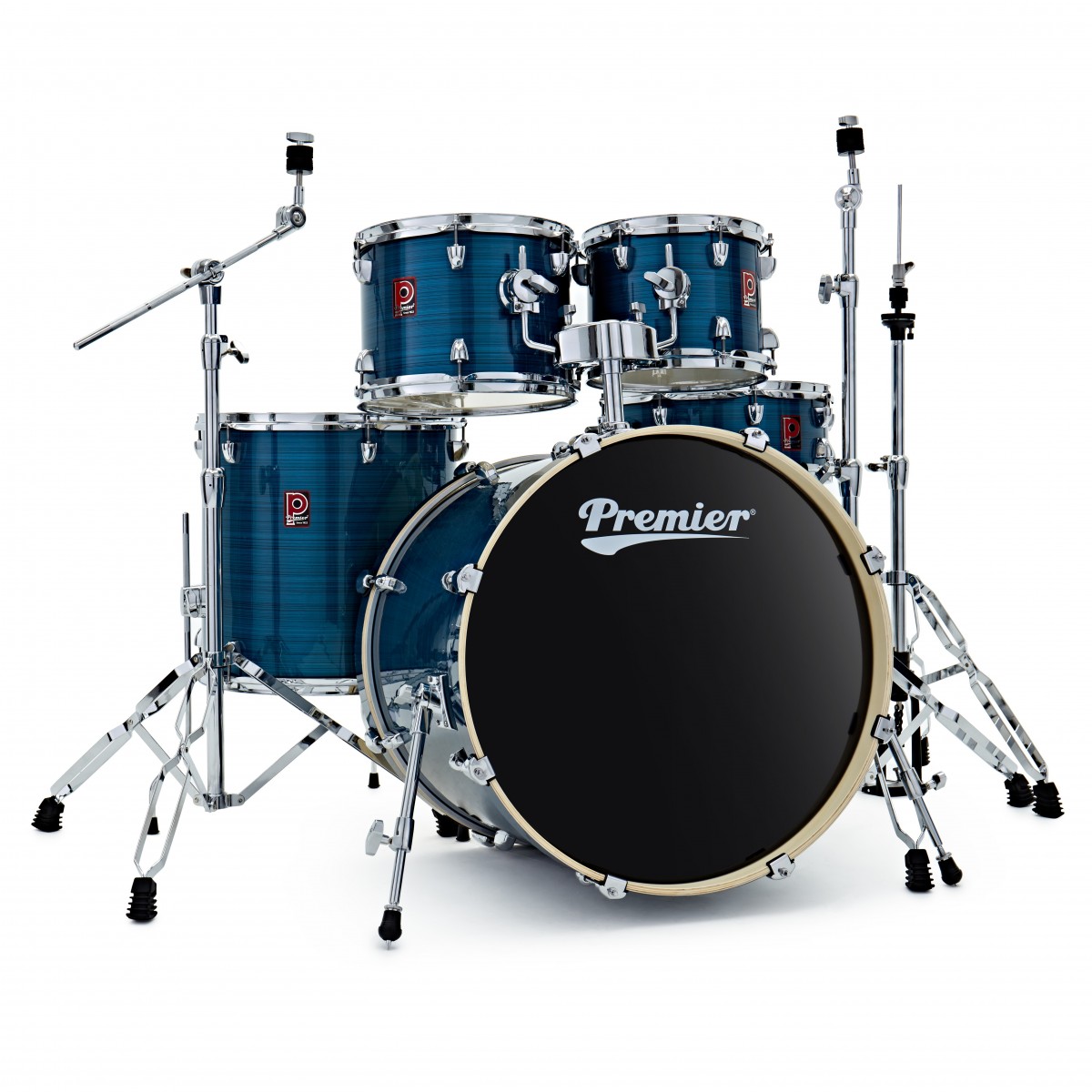 Premier Powerhouse 22” 5pc Drum Kit, Blue Groove at Gear4music