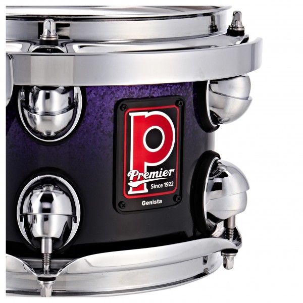 Premier Genista 8” x 6” Maple Rack Tom, Purple Fade Sparkle at Gear4music