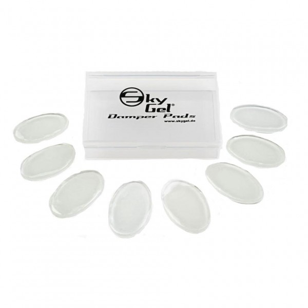 SkyGel Damper Pads Clear, 8 Pack at Gear4music