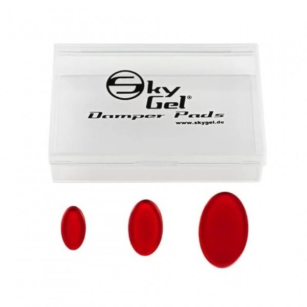 DISC SkyGel Damper Pads Red - 12pc Power Pack at Gear4music