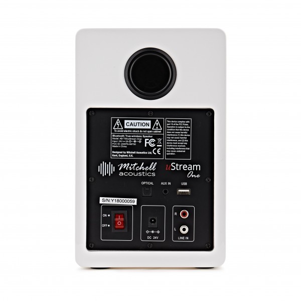 Mitchell Acoustics uStream One, Piano White at Gear4music