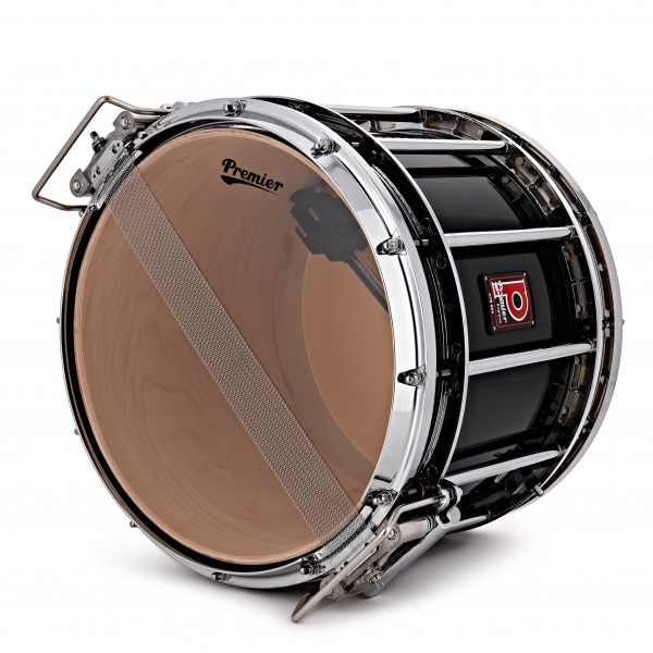 Premier Marching HTS 800 14" x 12" Snare Drum, Chrome, Ebony Black at ...
