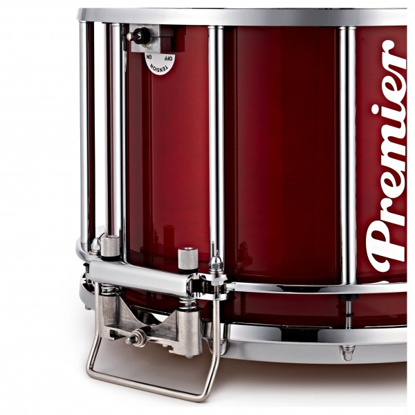 Premier Marching HTS 800 14" x 12" Snare Drum, Chrome, Flame Red at ...