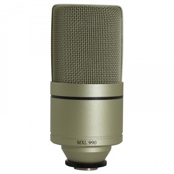 MXL 990 Condenser Mic with Carry Case and Shockmount at Gear4music