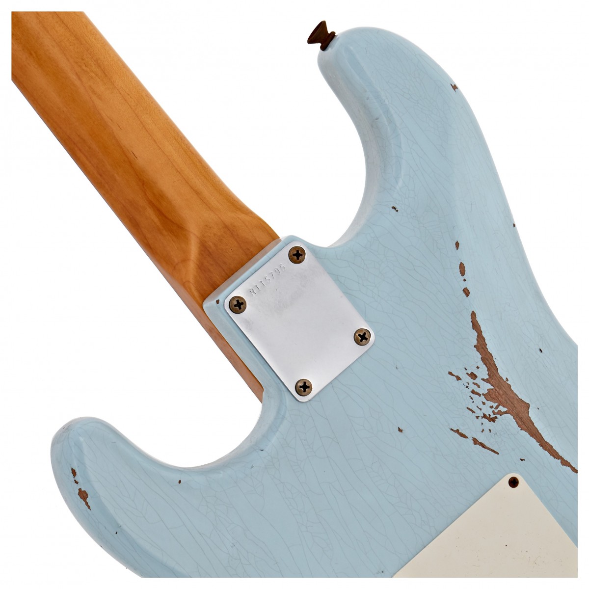 DISC Fender Custom Shop Relic 62 Stratocaster, Sonic Blue at Gear4music