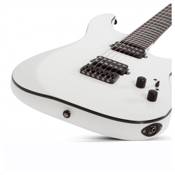 Schecter Reaper-6 Custom, Gloss White at Gear4music
