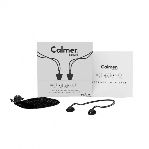 Flare Audio Calmer Secure, Black at Gear4music