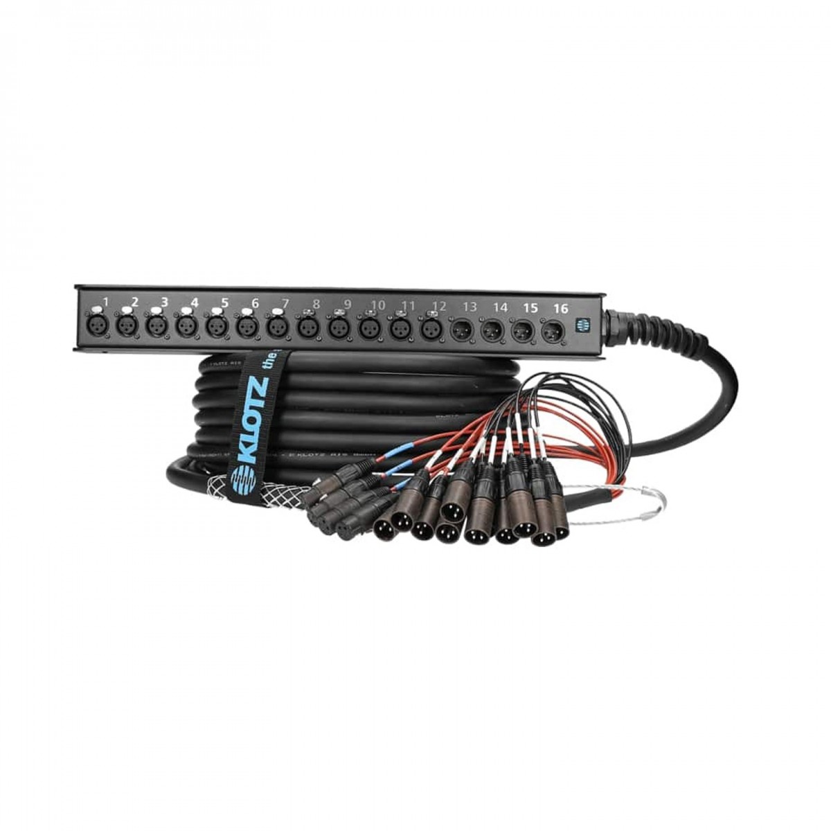 OFFLINE Klotz StraightLink 12/4 Channel Aluminium XLR Stagebox, 10m at ...