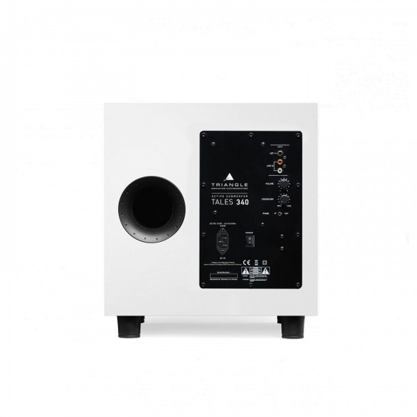 Triangle Tales 340 Subwoofer, White at AV.com