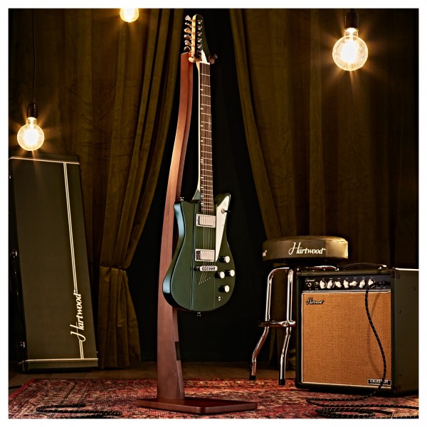 Hartwood Wooden Floating Guitar Stand at Gear4music