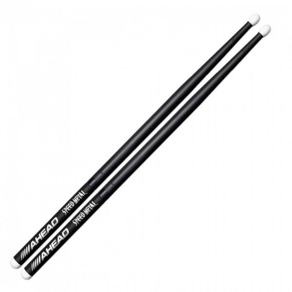 Ahead Deluxe Stick Bag & Speed Metal Sticks, Black/Red at Gear4music