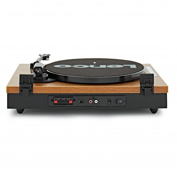 Lenco LS-300 Turntable with Speakers Bundle, Wood at Gear4music