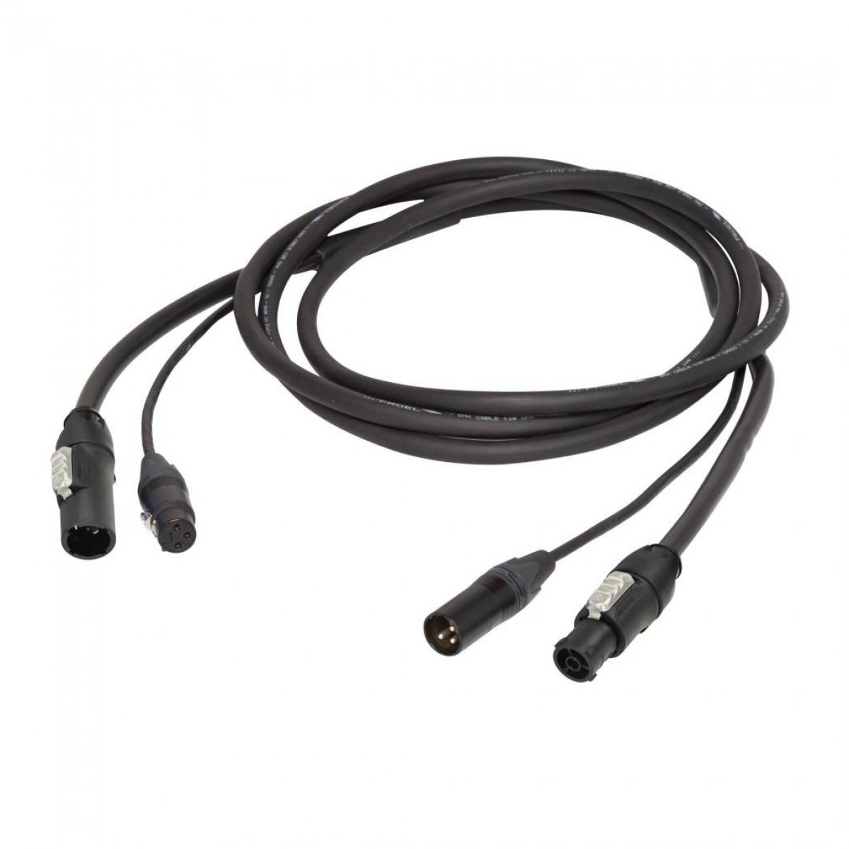 OFFLINE Proel XLR Audio and Powercon True 1 Power Hybrid Cable, 10m ...