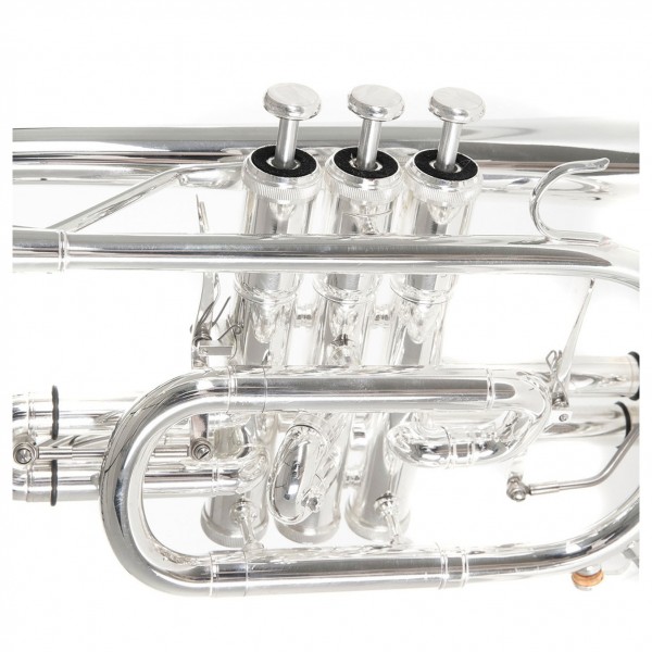 Roy Benson CR302 Cornet, Silver Plated at Gear4music