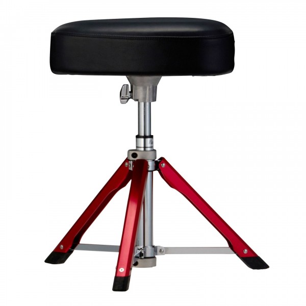 DISC Pearl Roadster Drum Throne, Trilateral Seat w/Red Gas Lift Base at ...