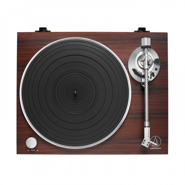 Audio Technica AT-LPW50BTRW Wireless Belt-Drive Turntable, Rosewood at ...