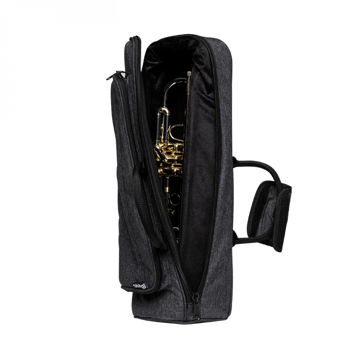 OFFLINE Stagg Single Trumpet Gigbag, sivá | Gear4music
