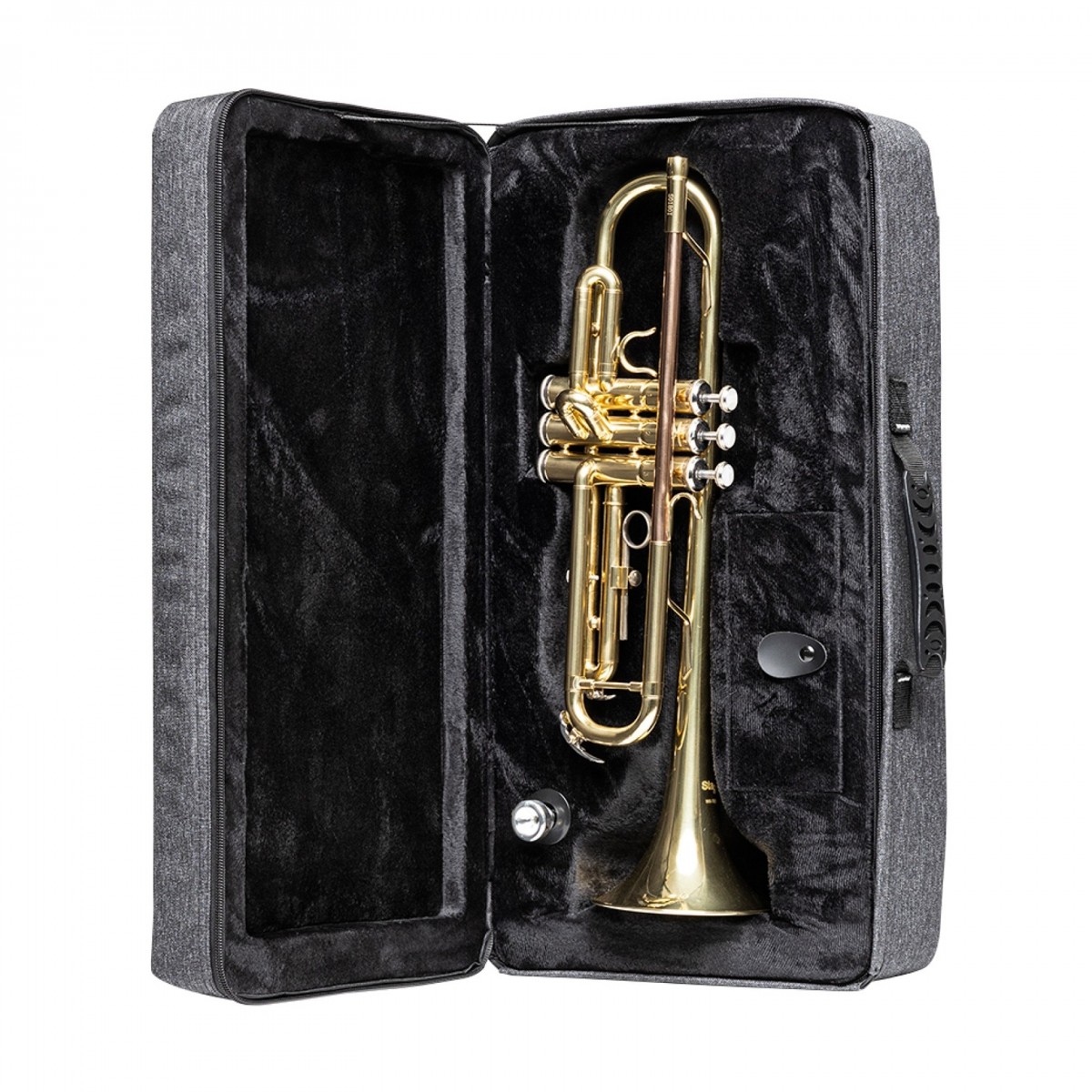 OFFLINE Stagg Trumpet Soft Case, Bright Green at Gear4music