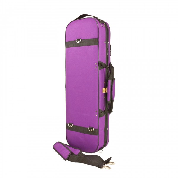 Tom and Will 3/4 Violin Case, Purple at Gear4music