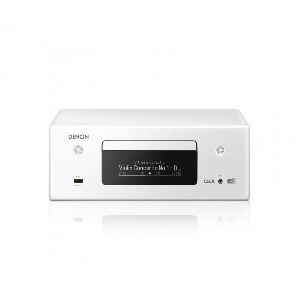Denon CEOL RCD-N11 Amp w/ Bowers & Wilkins 606 S2 Speakers, White at AV.com