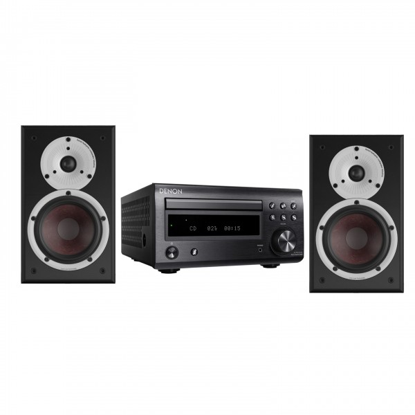 DISC. Denon RCD-M41 DAB Micro System w/ DALI SPEKTOR 2 Speakers, Black ...