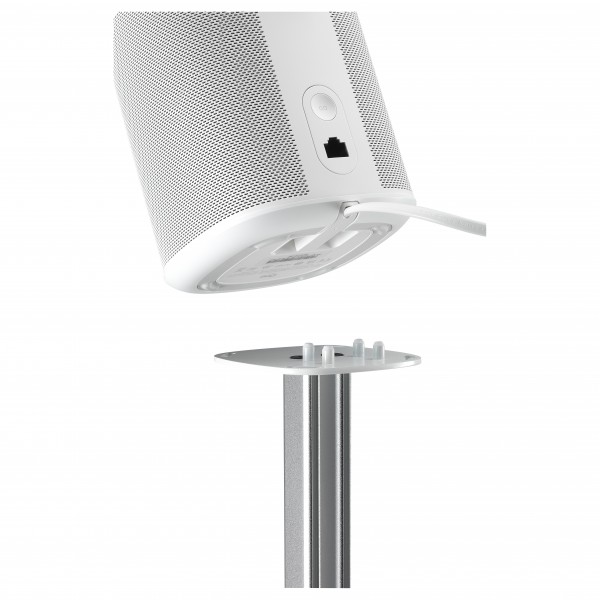 Mountson Floor Stand for Sonos One, One SL & Play:1, White (Pair) at AV.com
