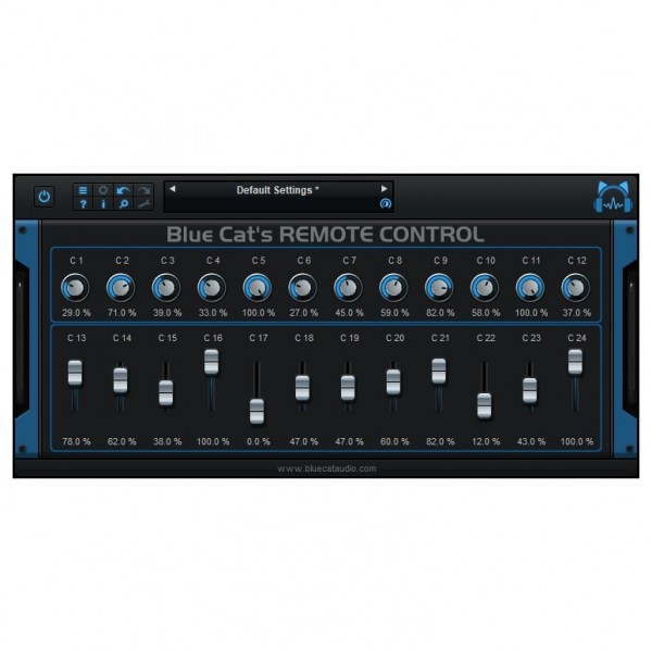 Blue Cat Remote Control at Gear4music