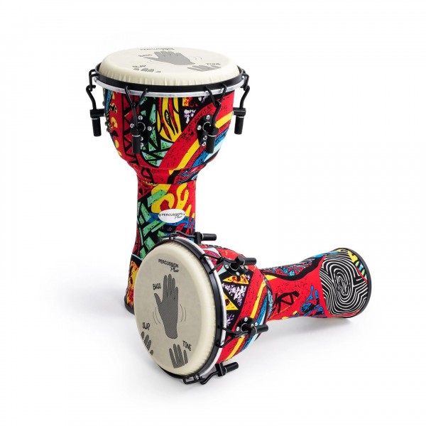 Percussion Plus Slap Djembe, Mechanically Tuned, 12 inch Head, Carnival ...