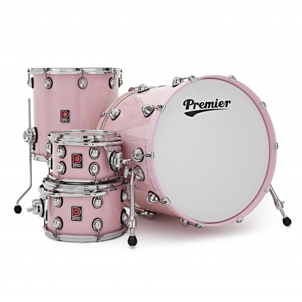 Premier Genista Maple 22" 4pc Shell Pack, Pink at Gear4music