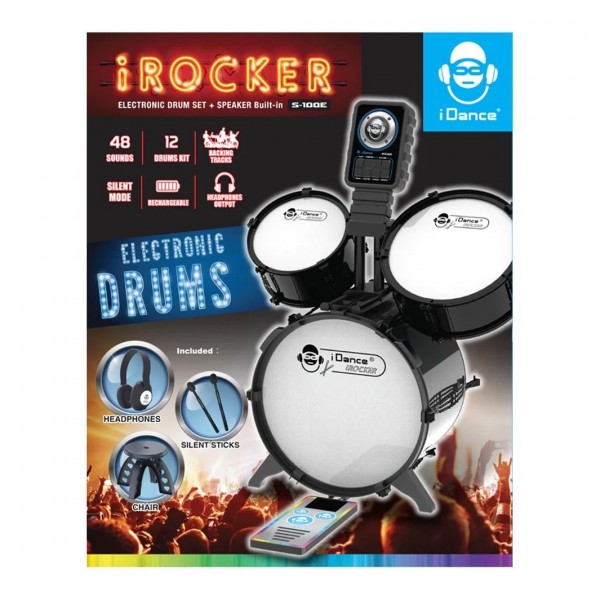 DISC iDance iRocker Electronic Drum Set | Gear4music
