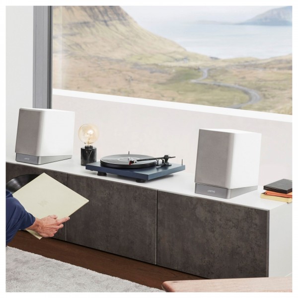 DISC Jamo S7-15B Studio 7 Bookshelf Speakers, Grey Cloud at AV.com