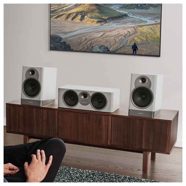 DISC Jamo S7-17B Studio 7 Bookshelf Speakers, Grey Cloud at AV.com
