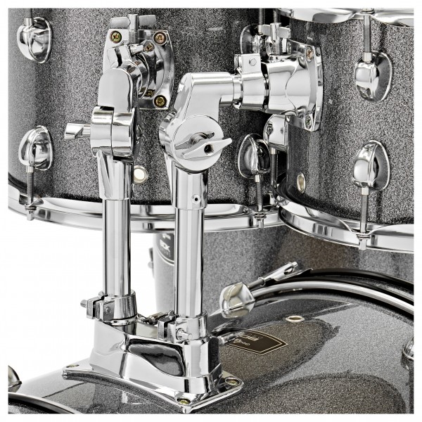 BDK-22 Expanded Rock Drum Kit by Gear4music, Silver Sparkle at Gear4music