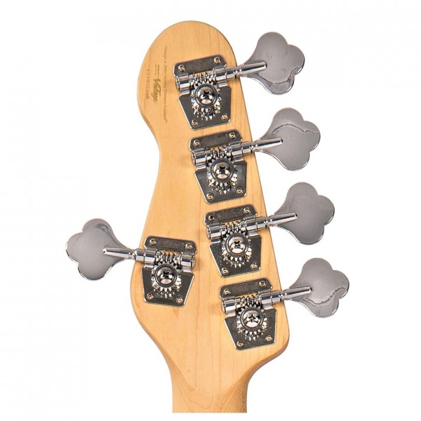 Vintage VJ75 Reissued 5 String Bass, Natural Ash at Gear4music