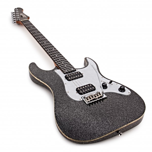 JET Guitars JS-500 Ebony, Black Sparkle at Gear4music