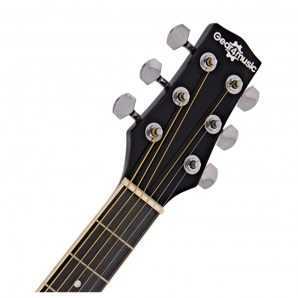 Single Cutaway Electro Acoustic Guitar by Gear4music, Blue at Gear4music