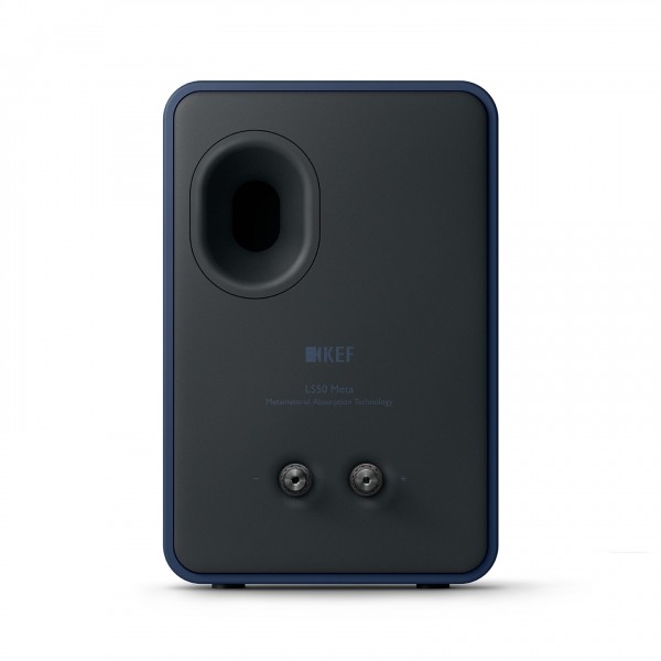 KEF LS50 Meta Special Edition Speakers (Pair), Royal Blue with Stands ...