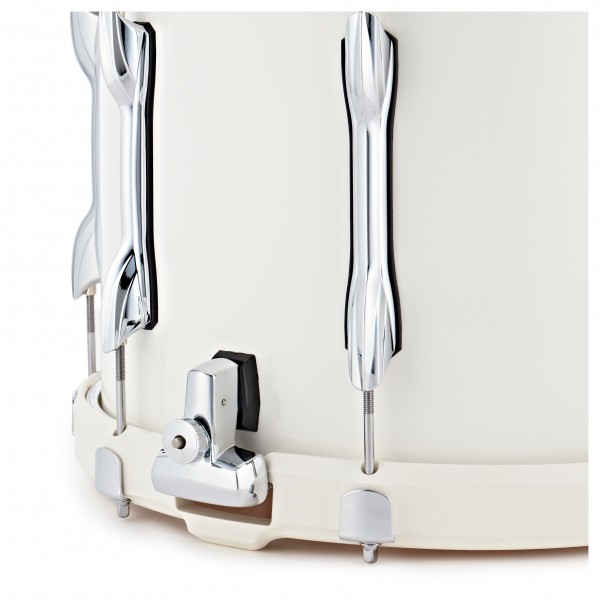 Premier Marching Traditional 14" x 12" Snare Drum, White at Gear4music