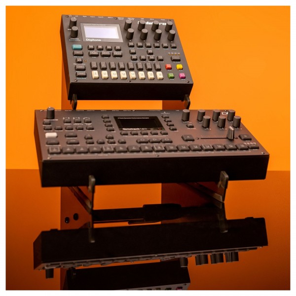 DISC Headliner 2-Tier Desktop Synth Stand at Gear4music