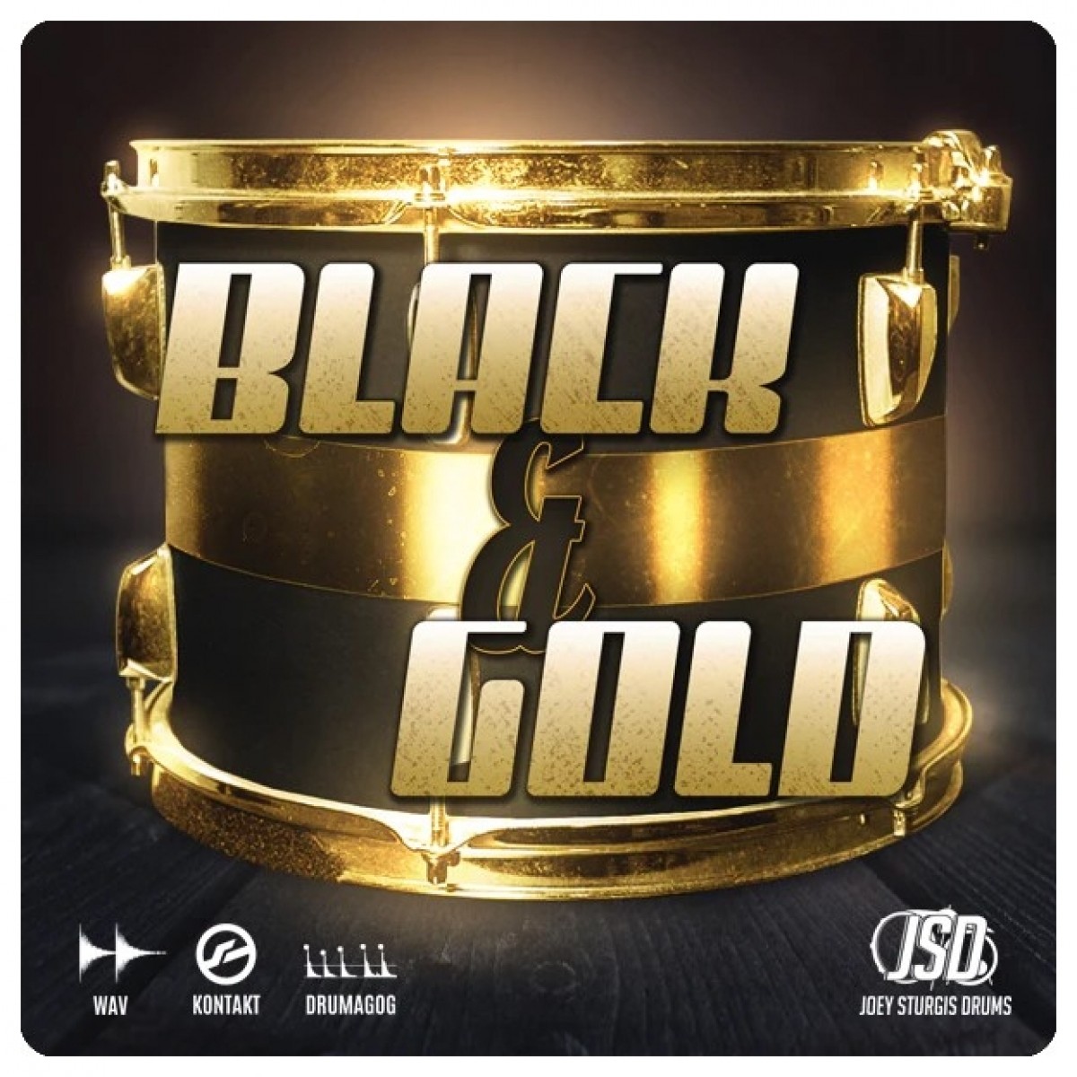 JSD Black & Gold Drums | Gear4music