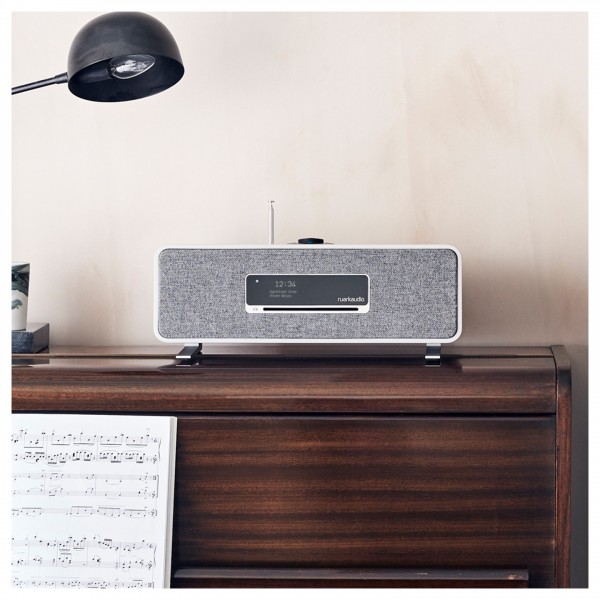 Ruark Audio R3S Wireless Compact Music System, Soft Grey at AV.com