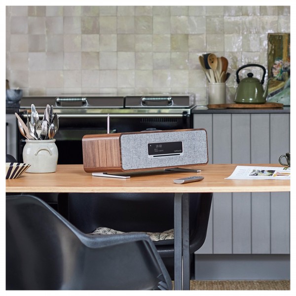 Ruark Audio R3S Wireless Compact Music System, Rich Walnut Veneer at AV.com