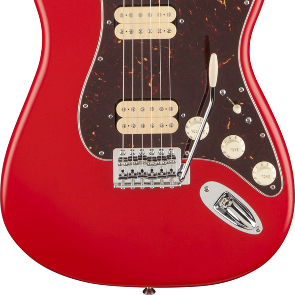Fender FSR Hot Rod Strat HH, Flat Hot Rod Red at Gear4music