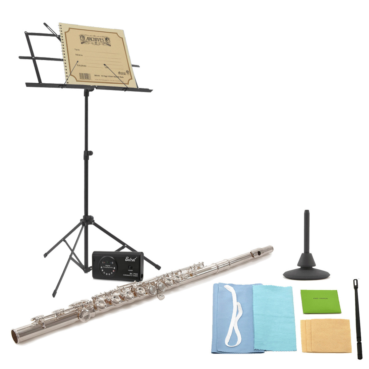 Deluxe Flute Back to School Pack by Gear4music at Gear4music