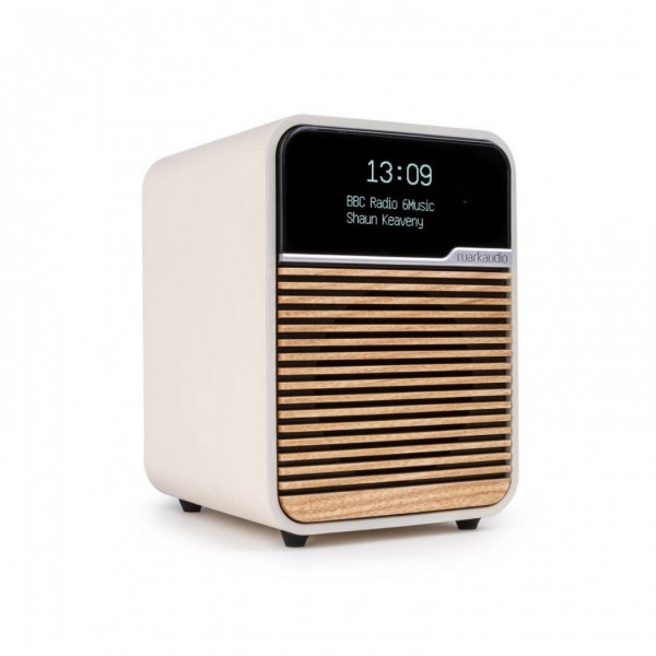 DISC. Ruark Audio R1 MK4 Bluetooth Radio, Cream with Remote & Battery ...