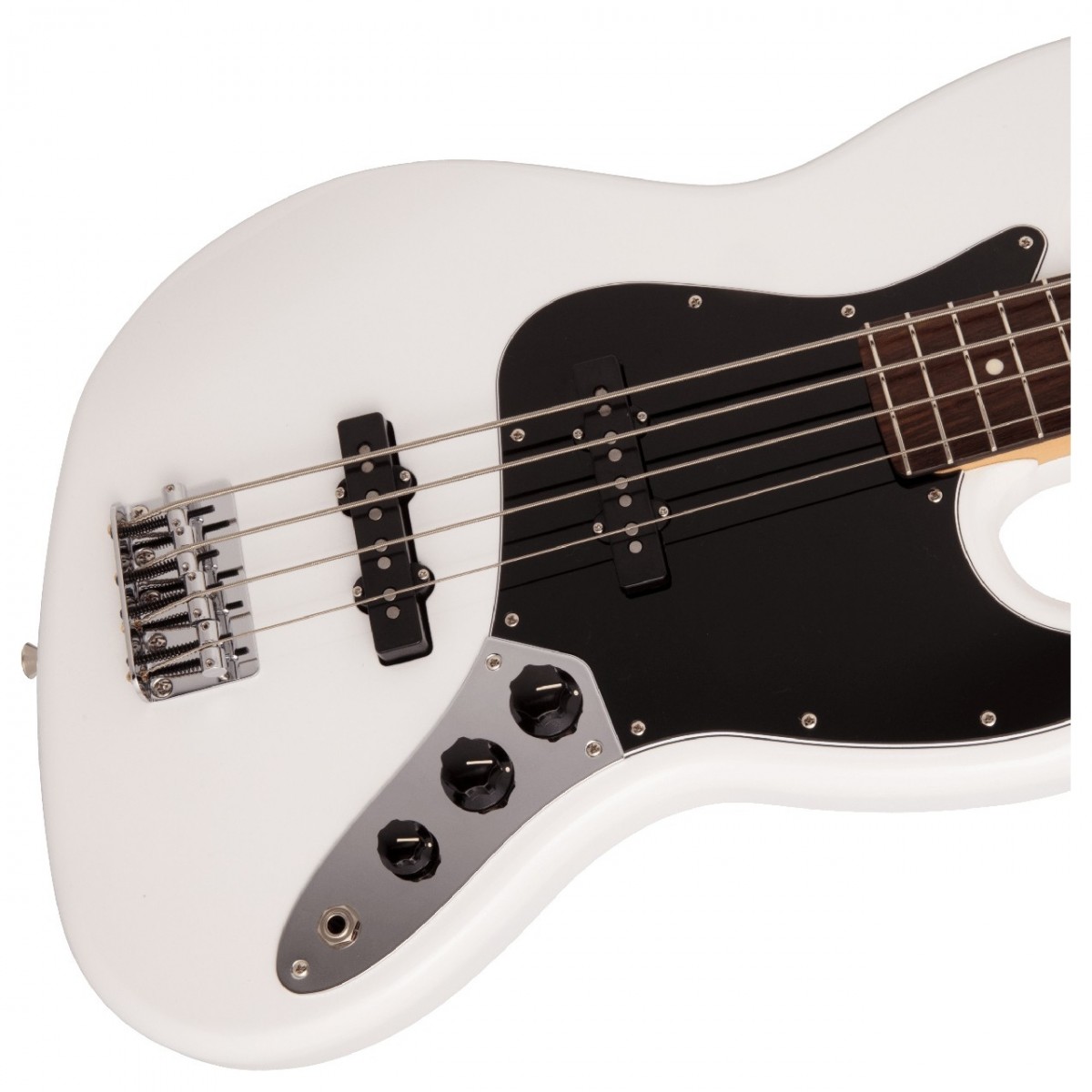 Fender Made in Japan Hybrid II Jazz Bass, RW, Arctic White - Ex Demo at ...